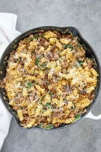 Amazing Creamy Italian Rotini - The Salty Marshmallow