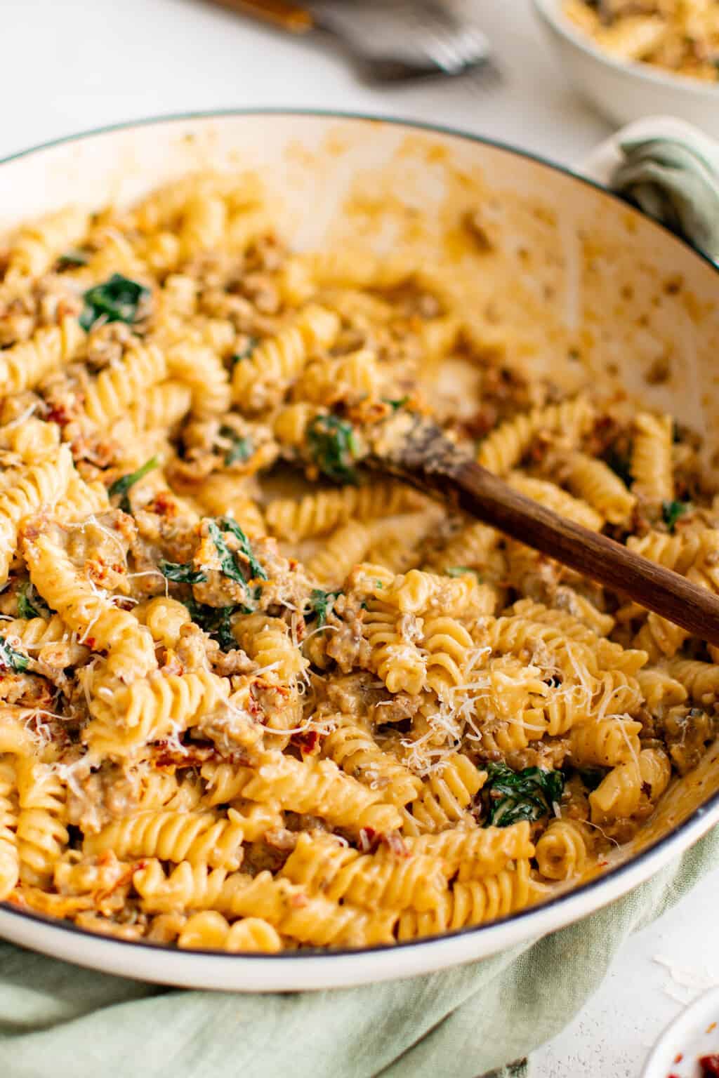 Creamy Italian Rotini - The Salty Marshmallow