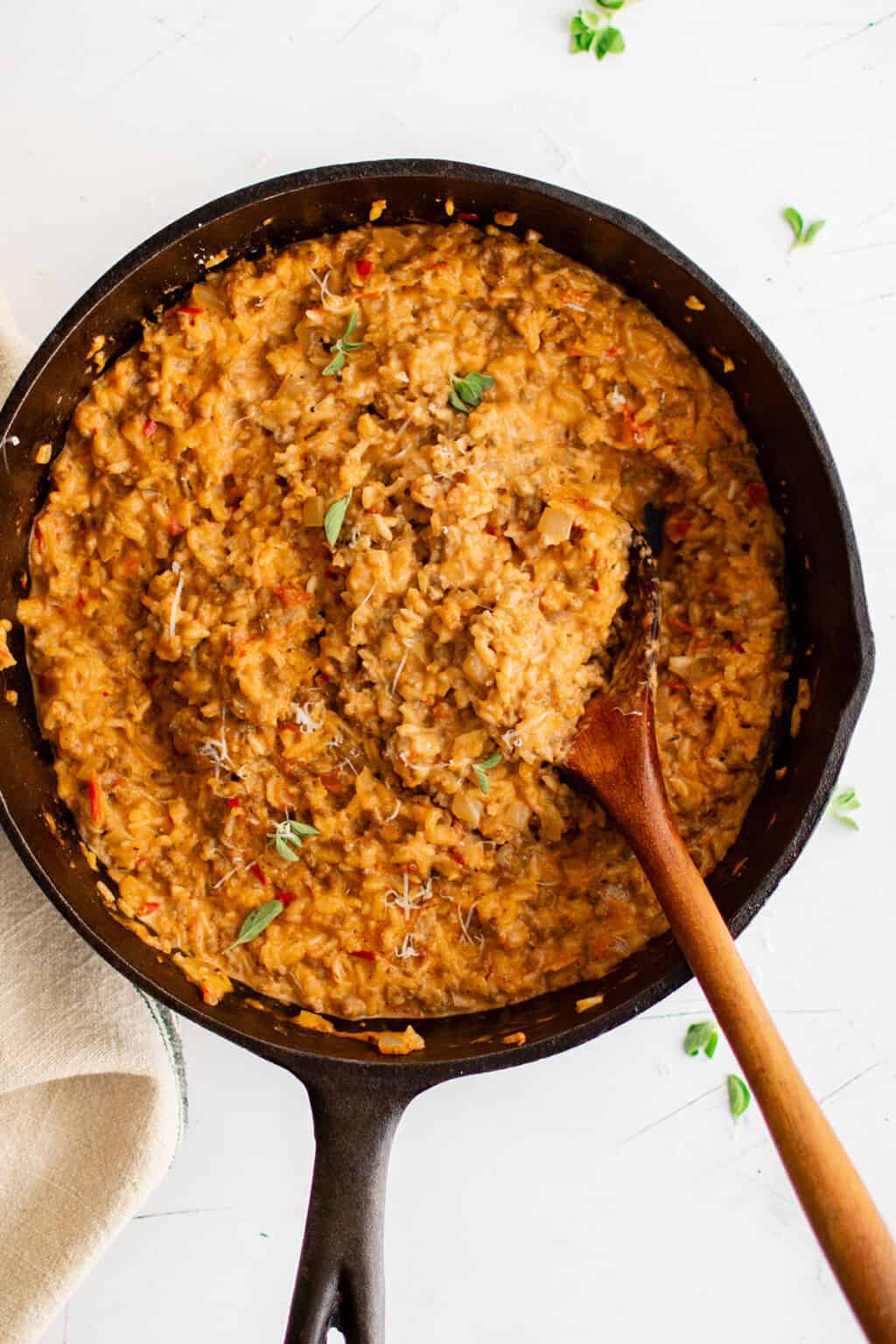 Creamy Beef and Rice - The Salty Marshmallow