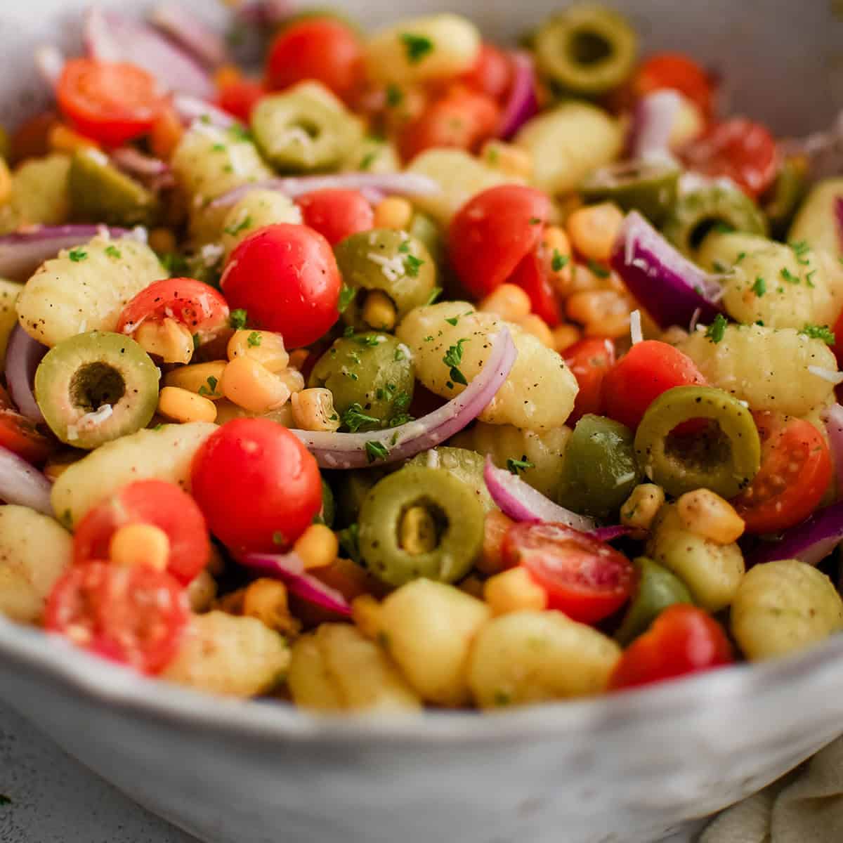 Gnocchi Salad - The Salty Marshmallow