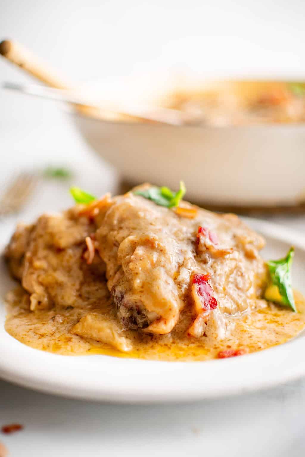 One Pan Smothered Chicken - The Salty Marshmallow